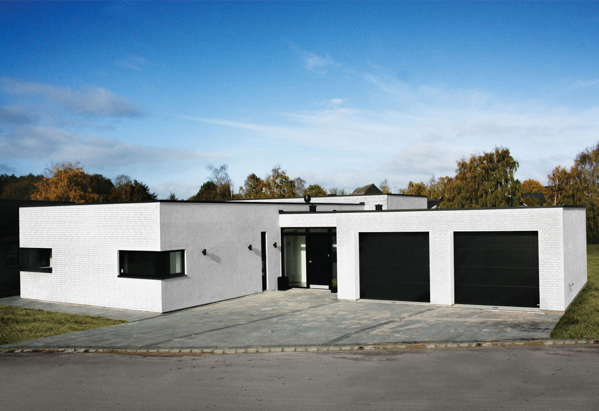 Fladt tag - Se på moderne arkitekttegnede huse med fladt tag